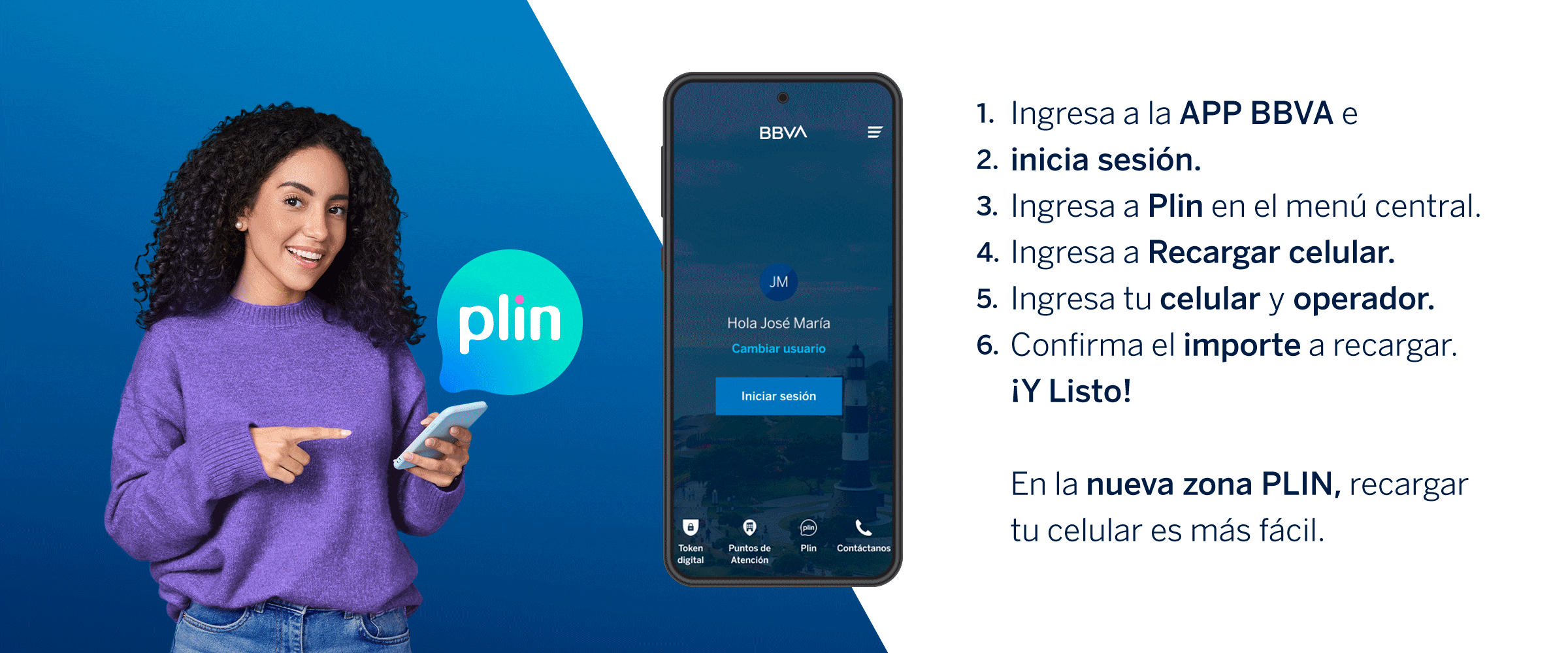 Plin: Recibe y envía dinero con tu celular | BBVA Perú