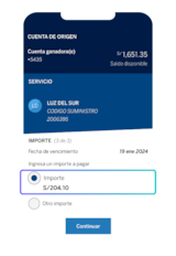 Pagar el Recibo de Luz por App | BBVA Perú