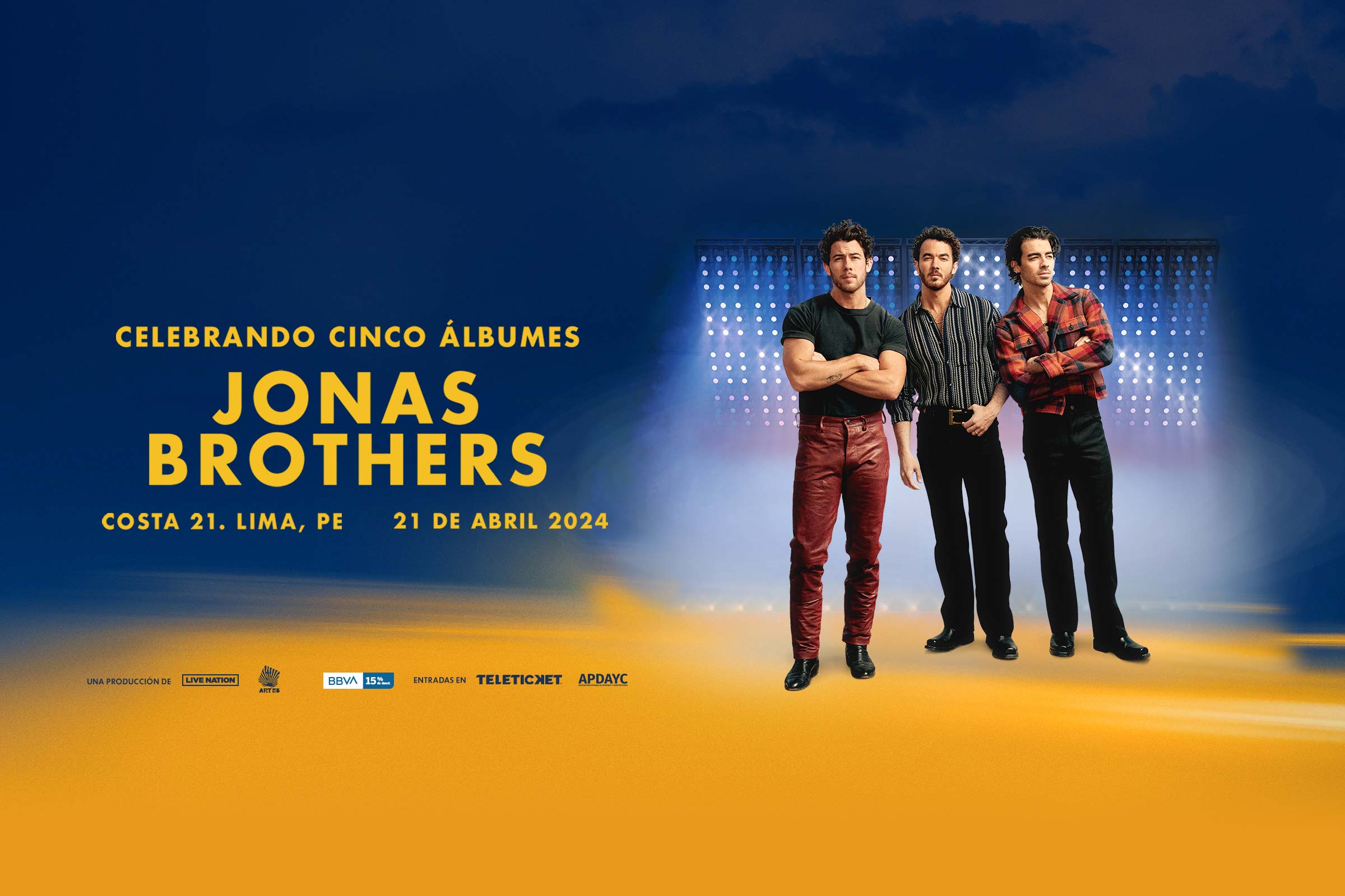 Concierto Jonas Brothers 2024 Perú | BBVA Perú